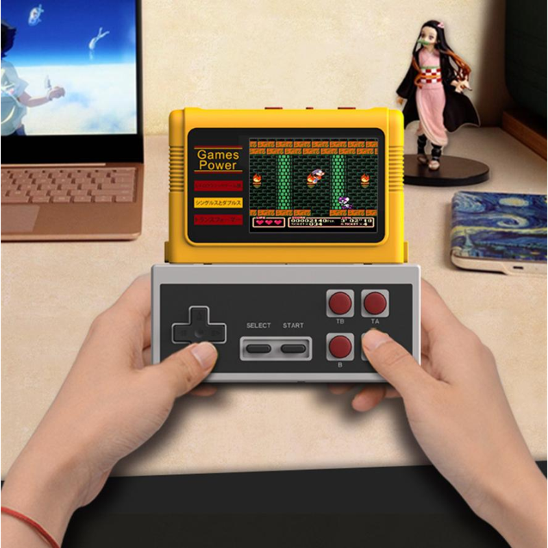 Consola Portátil Retro Mini Games Power K20 com Tela 3'', 2 Controles ...