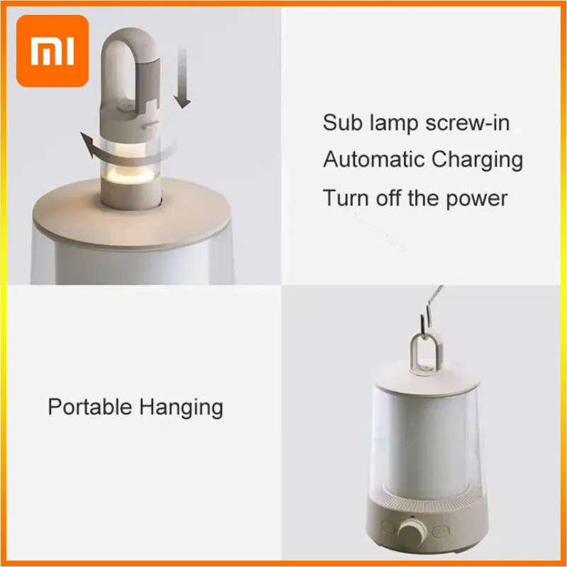 Lanterna Led Xiaomi Multi-Function Camping Lantern Inteligente / Bluetooth / IP54 MJLYD001QW ...