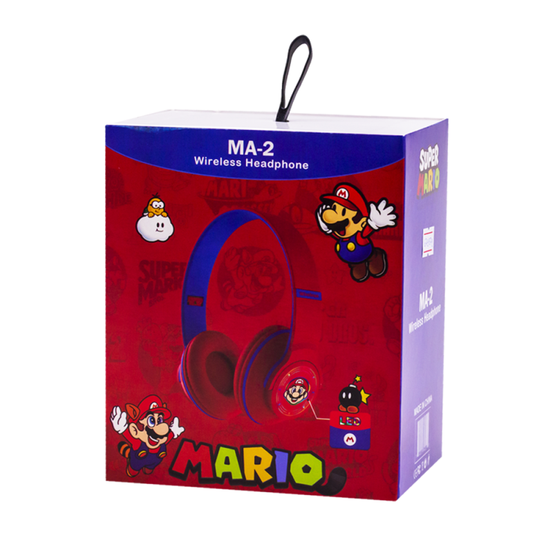 Fone de Ouvido Sem Fio MA-2 Super Mario Wireless Headphone Com ...
